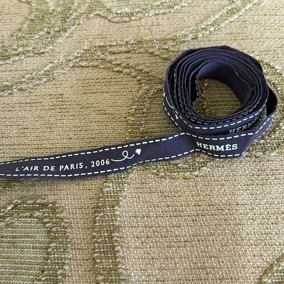 Hermes | Other | Hermes Lair De Paris Luxury Brown Ribbon Wlogo ...